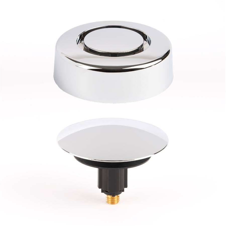 DEARBORN Waste & Overflow Trim Kit with Low Profile Dome Stopper | Home ...