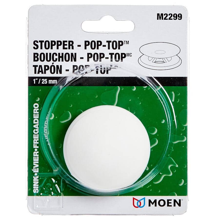MOEN Pop Top Rubber Basin Stopper - 1" | Home Hardware