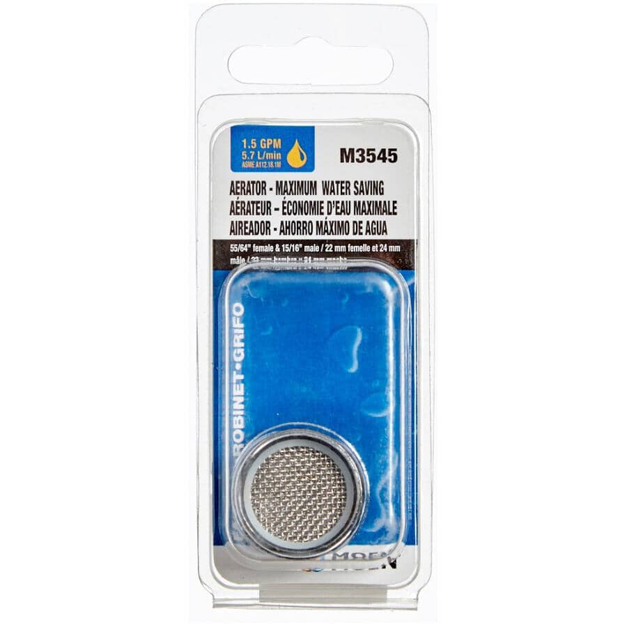 MOEN Dual Thread Maximum Water Saving Faucet Aerator | Home Hardware