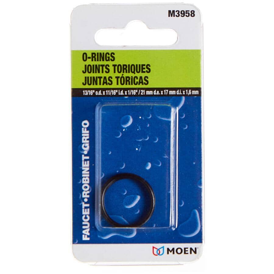 MOEN 11/16" Inner Diameter x 13/16" Outside Diameter Faucet O-Rings ...