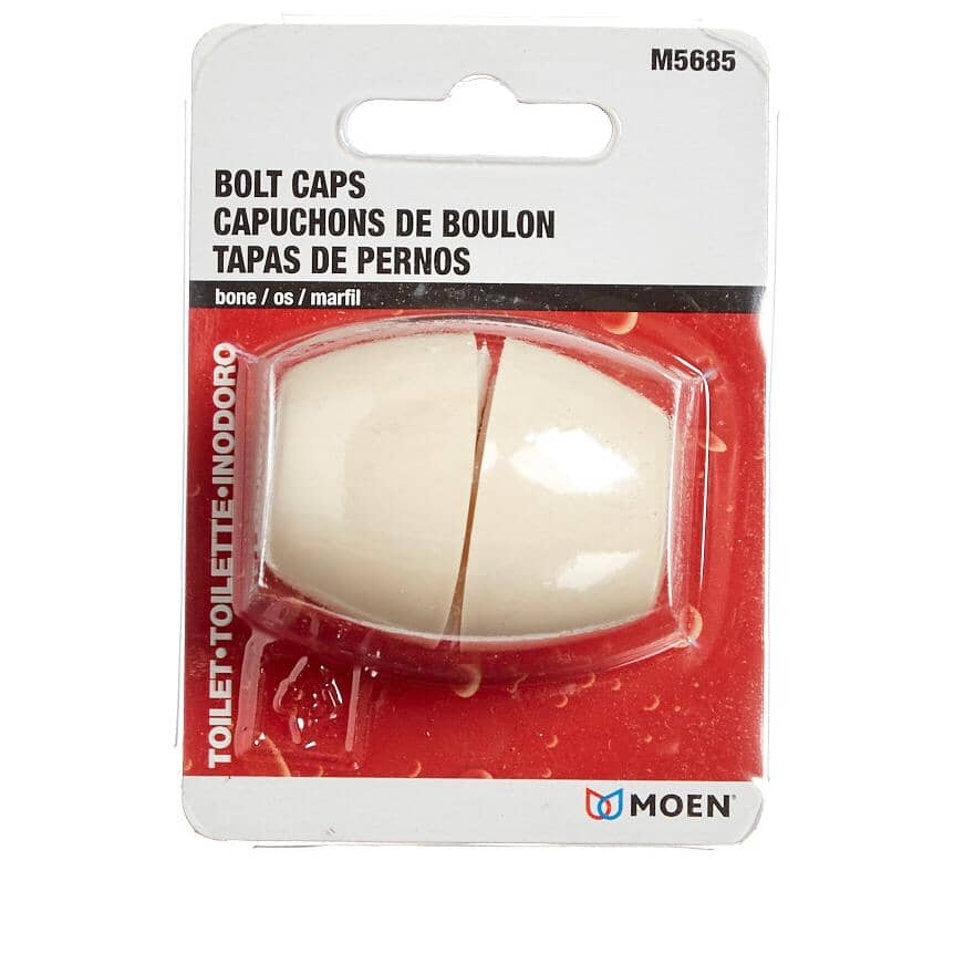 MOEN Round Plastic Bone Toilet Caps | Home Hardware