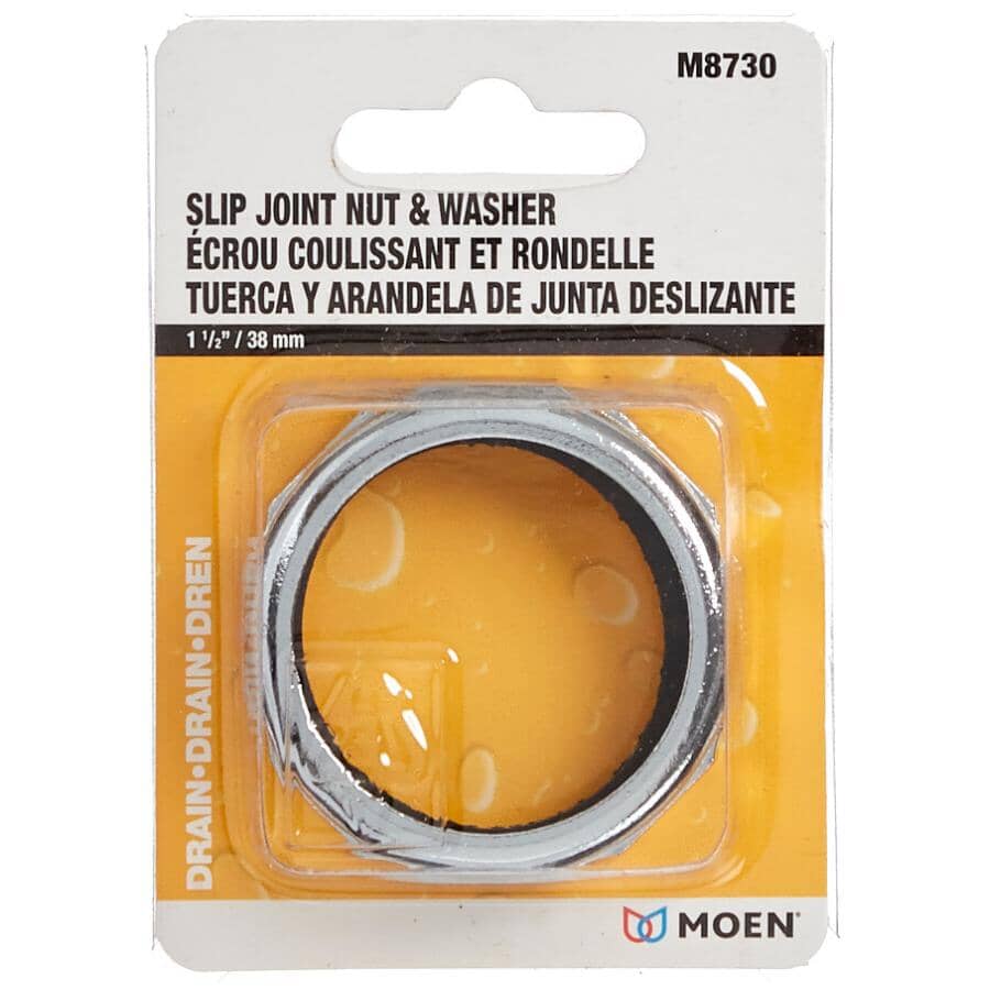 MOEN 1-1/2" Slip Joint Drain Nut & Washer | Home Hardware