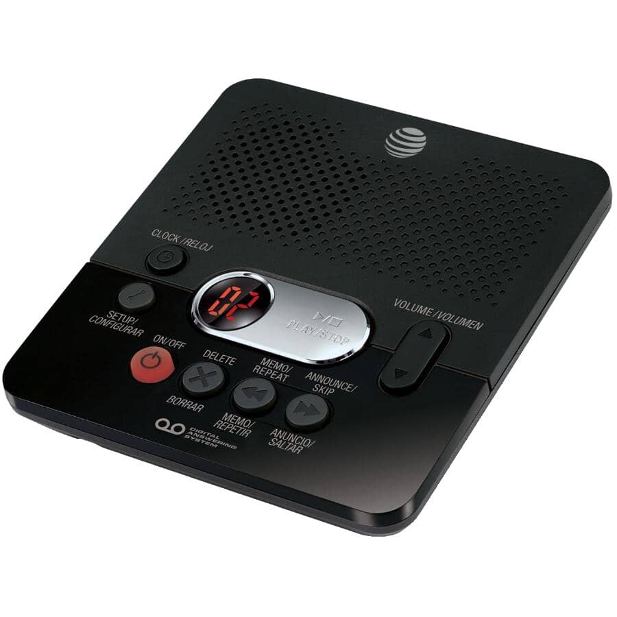 AT&T Digital Answering Machine (1740BK) - Black | Home Hardware