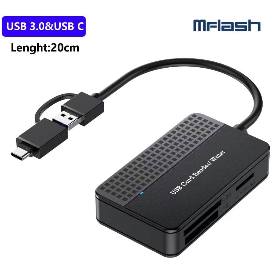 MFLASH 4 in 1 Universal USB Memory Card Reader | Home Hardware