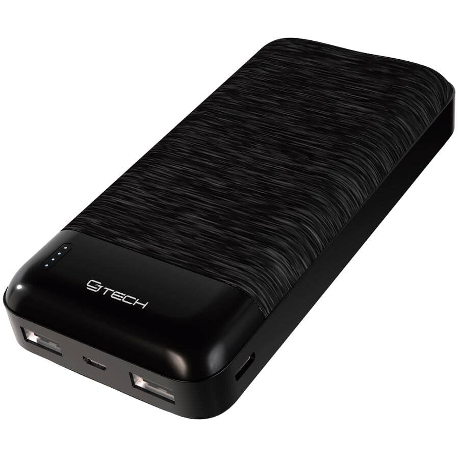 CJ TECH 20,000 mAh Power Bank - Black | Home Hardware