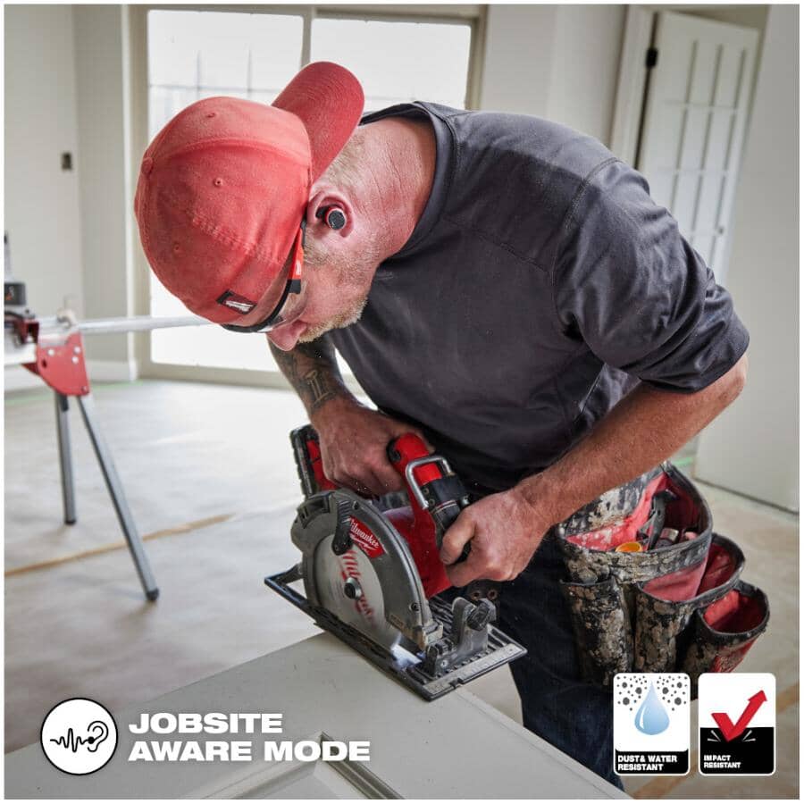 MILWAUKEE REDLITHIUM USB Bluetooth Jobsite Ear Buds | Home Hardware