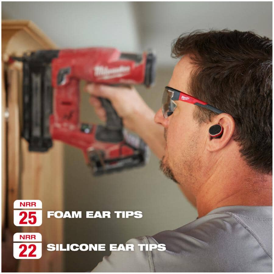 MILWAUKEE REDLITHIUM USB Bluetooth Jobsite Ear Buds | Home Hardware