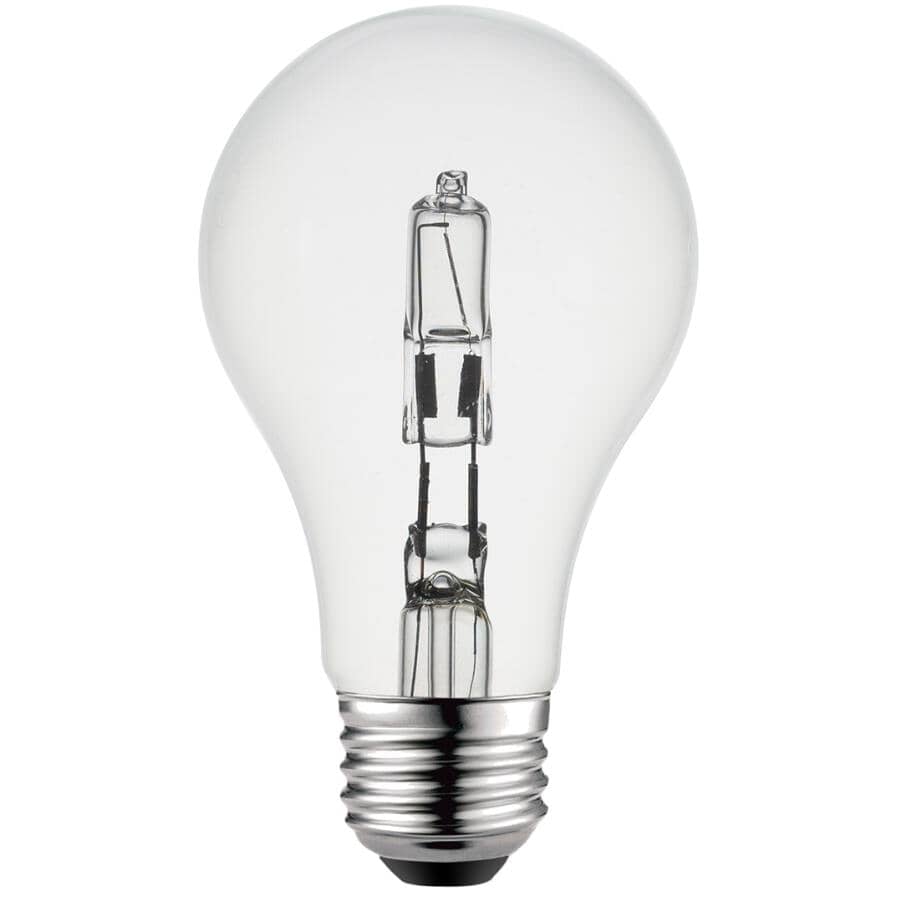 GLOBE ELECTRIC 72W A19 Medium Base Soft White Dimmable Halogen Light ...