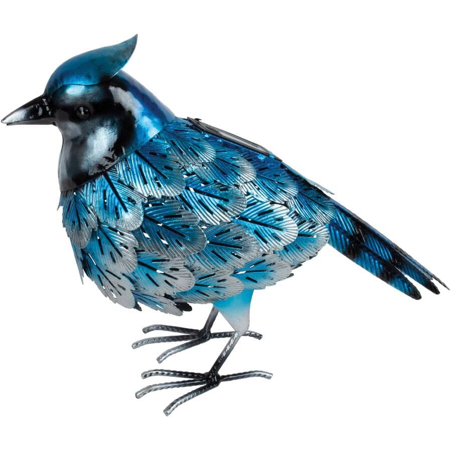 MOONRAYS Blue Jay Solar Garden Statue | Home Hardware