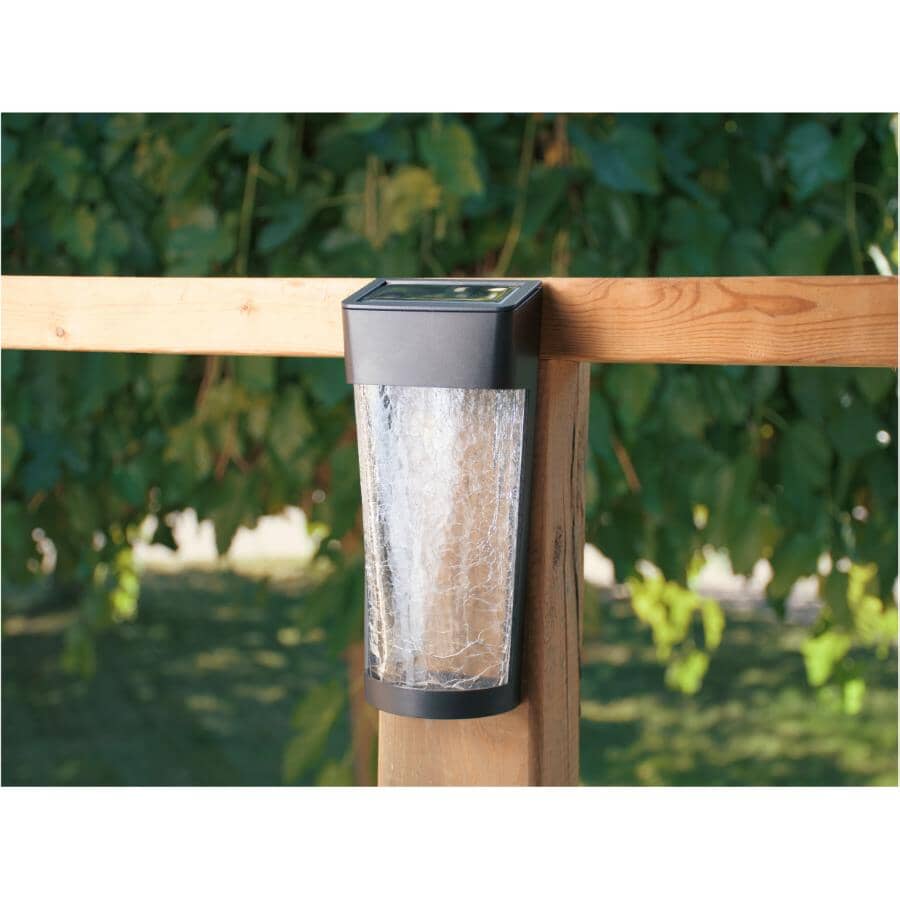 MOONRAYS Solar Fence Wedge Light | Home Hardware