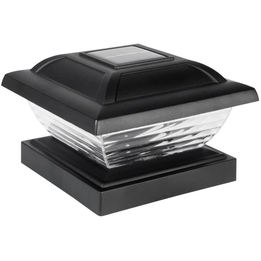 MOONRAYS Solar Fence Post Cap Light with Plastic Lens | Home Hardware