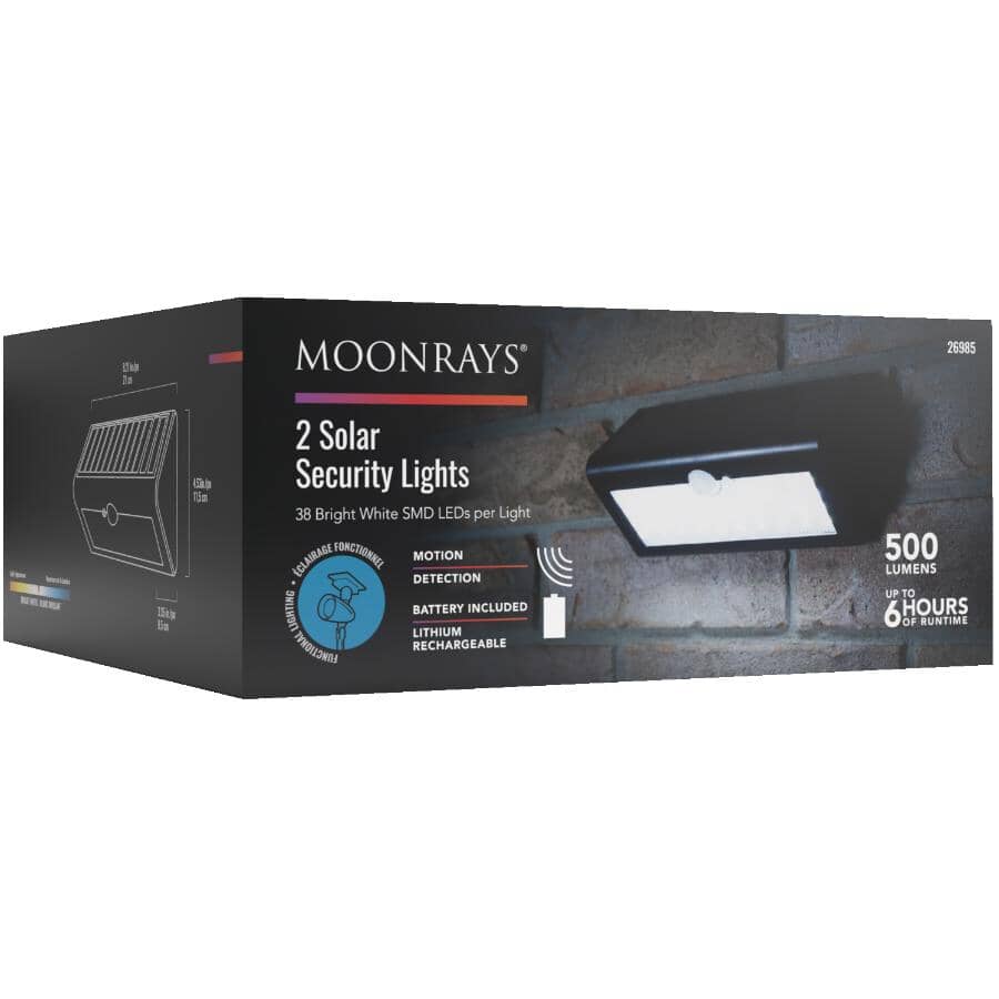 MOONRAYS Solar Motion Sensor Wedge Light | Home Hardware