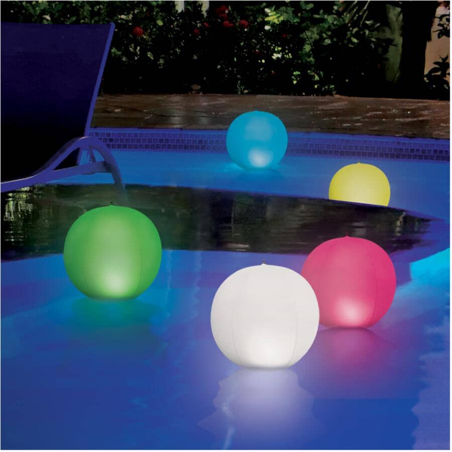 DANSON DECOR 12.9" Inflatable Solar Glow Ball | Home Hardware