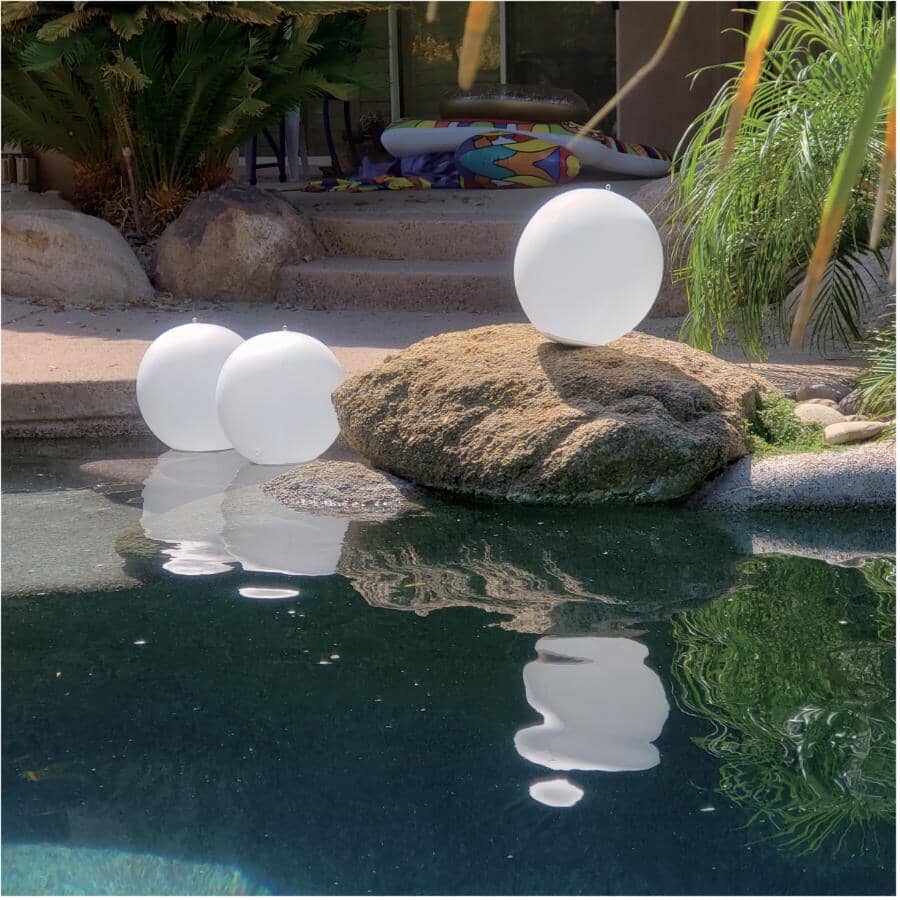 DANSON DECOR 12.9" Inflatable Solar Glow Ball | Home Hardware