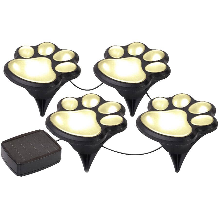 MOONRAYS Animal Paw Solar Garden Statues | Home Hardware