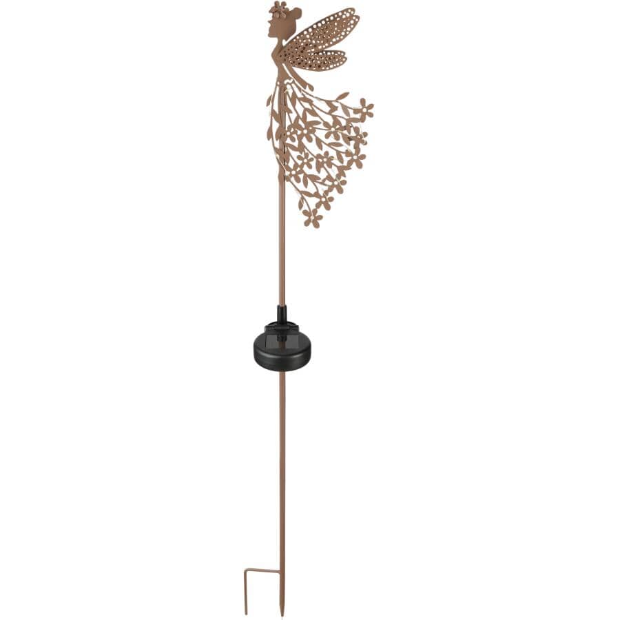 MOONRAYS Metal Fairy Solar Garden Stake | Home Hardware