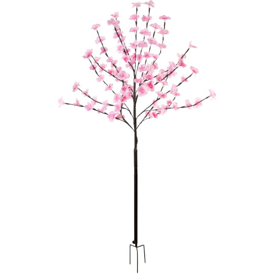 MOONRAYS Metal Cherry Blossom Tree Solar Garden Stake | Home Hardware