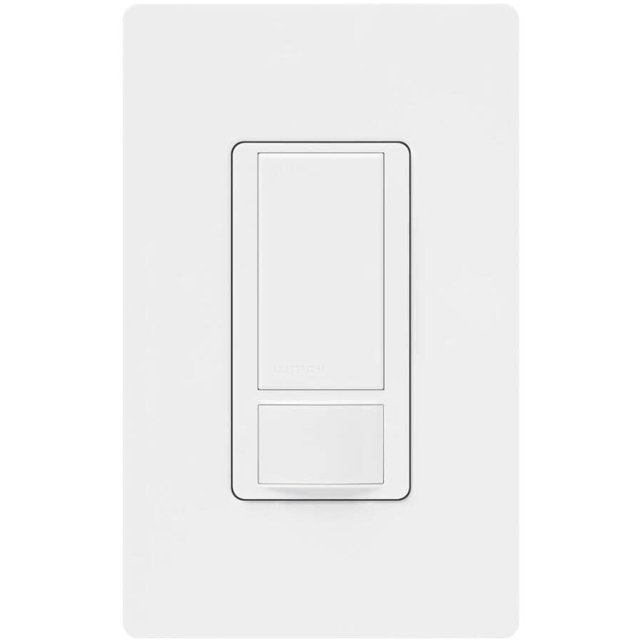 LUTRON Single Pole or Three Way Occupancy Sensor Switch with Timer for ...