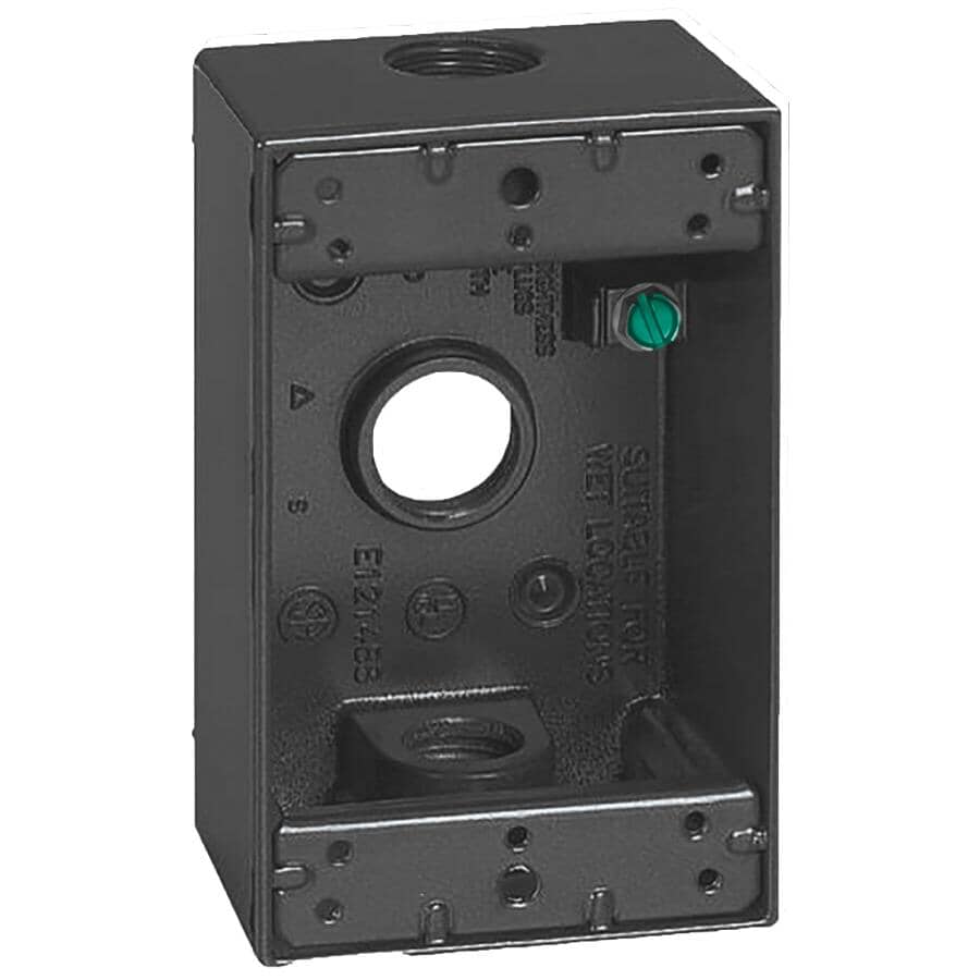 CARLON Weatherproof Outdoor Single Gang Device Box | Home Hardware