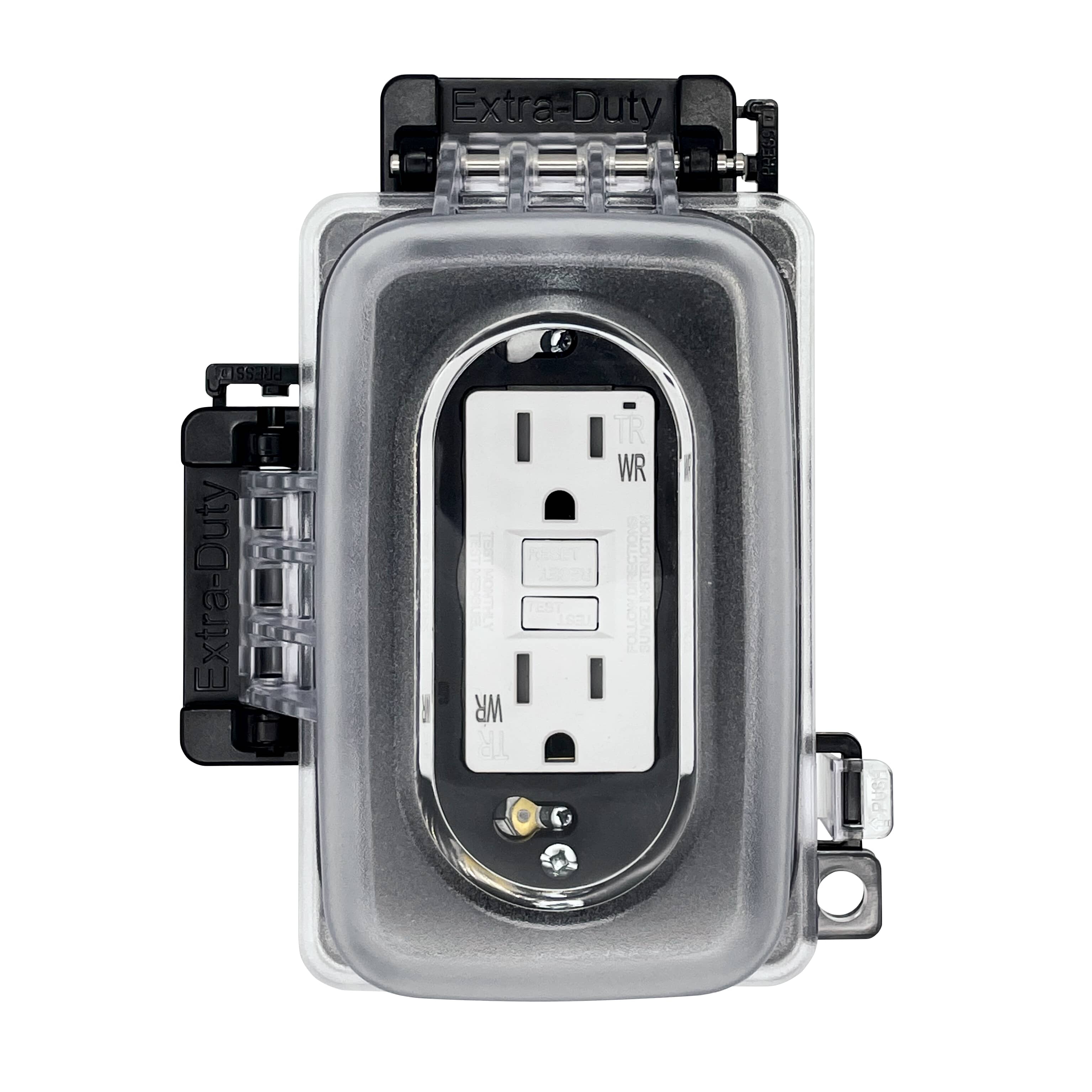 EATON Clear PVC Weatherproof GFCI Receptacle Kit | Home Hardware