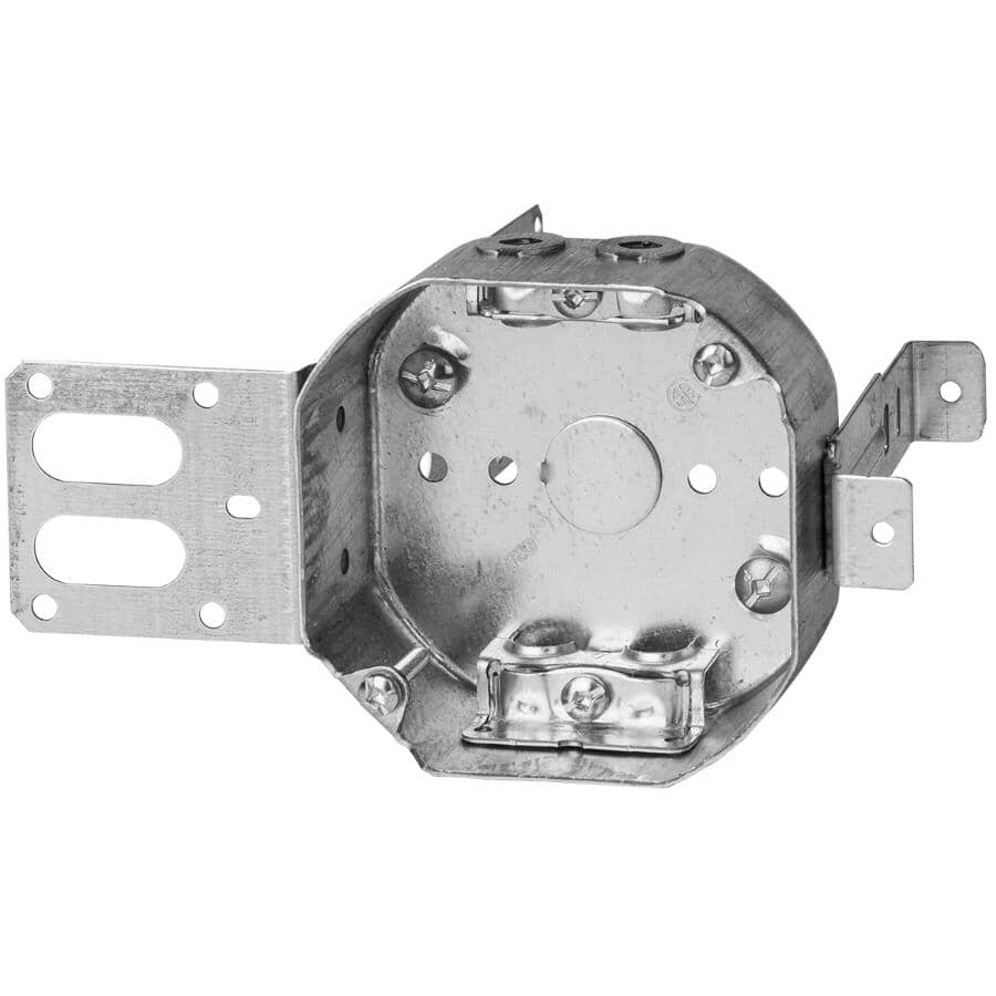 IBERVILLE Octagon Wiring Box for Steel Studs | Home Hardware