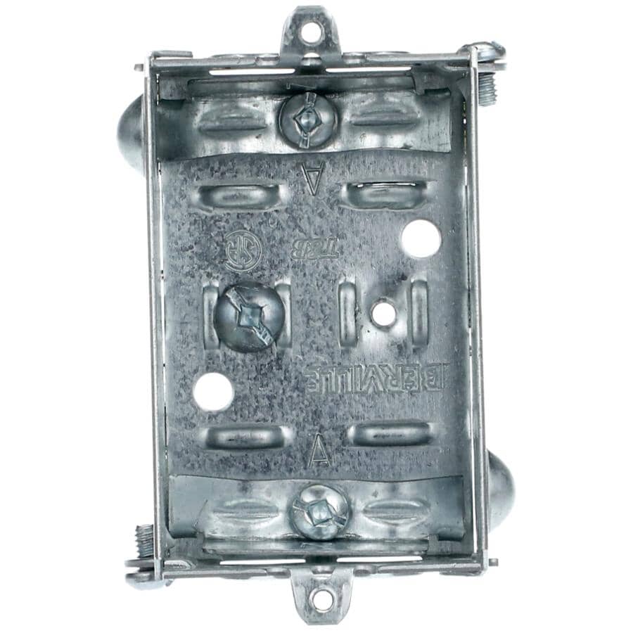 IBERVILLE 1-1/2" Gangable Device Box with NMD90 Cable Clamps | Home ...