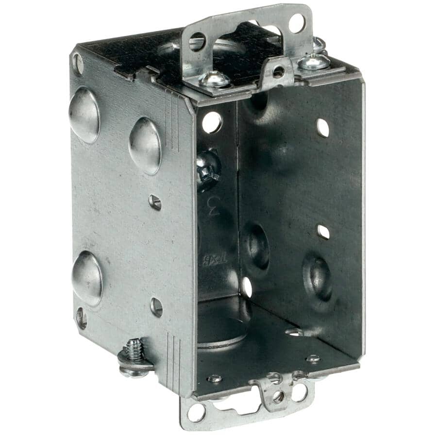 IBERVILLE 2-1/2" Gangable Switch Box with Reverse Mounting Ears | Home ...