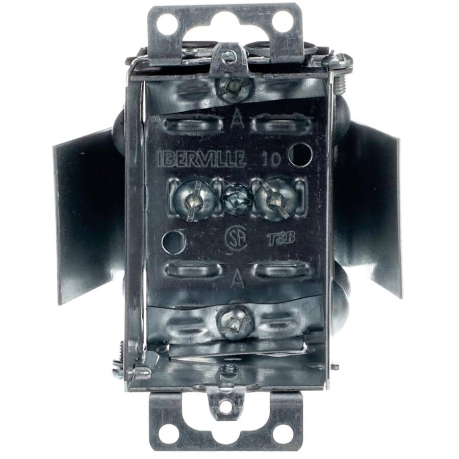 IBERVILLE 2-1/2" Non-Gangable Switch Box with Rework Bracket | Home ...