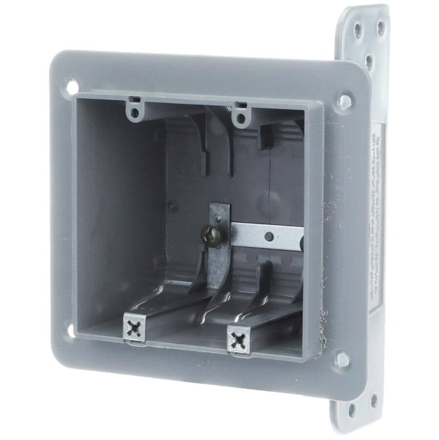NU TEK 2 Gang Switch Box | Home Hardware