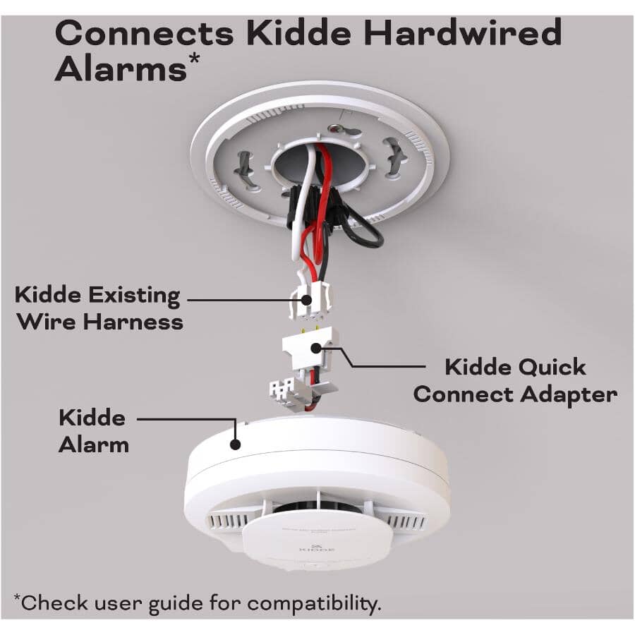 KIDDE FireX Quick Connect Smoke & Carbon Monoxide Detector Adapter ...