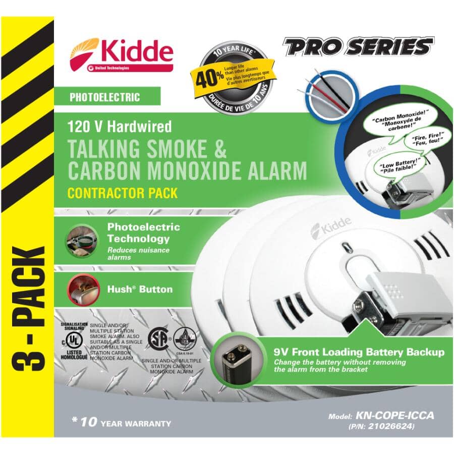 KIDDE Pro Pack Talking Smoke & Carbon Monoxide Detector | Home Hardware