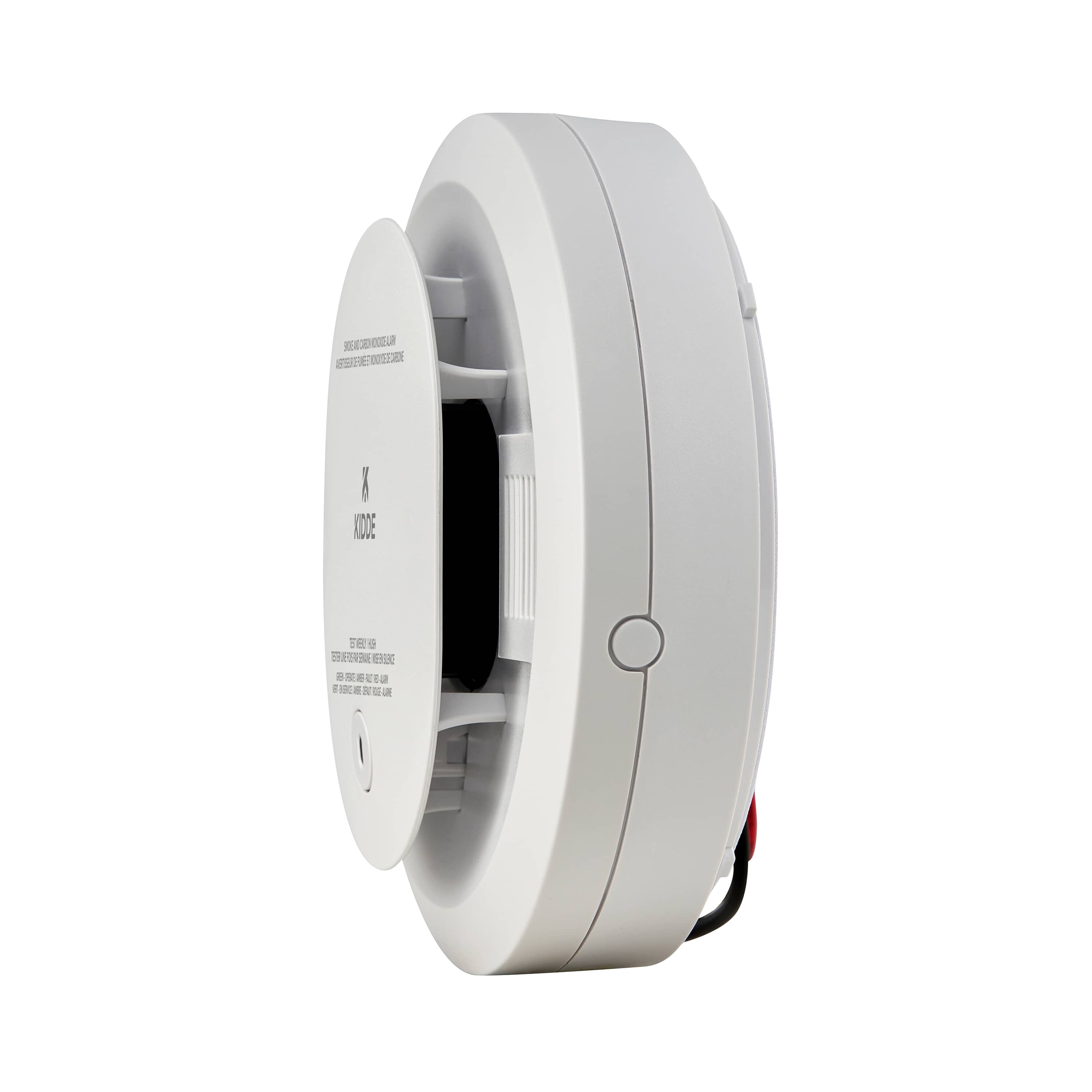 KIDDE Hardwired Smoke & Carbon Monoxide Detector with AA Battery Backup ...