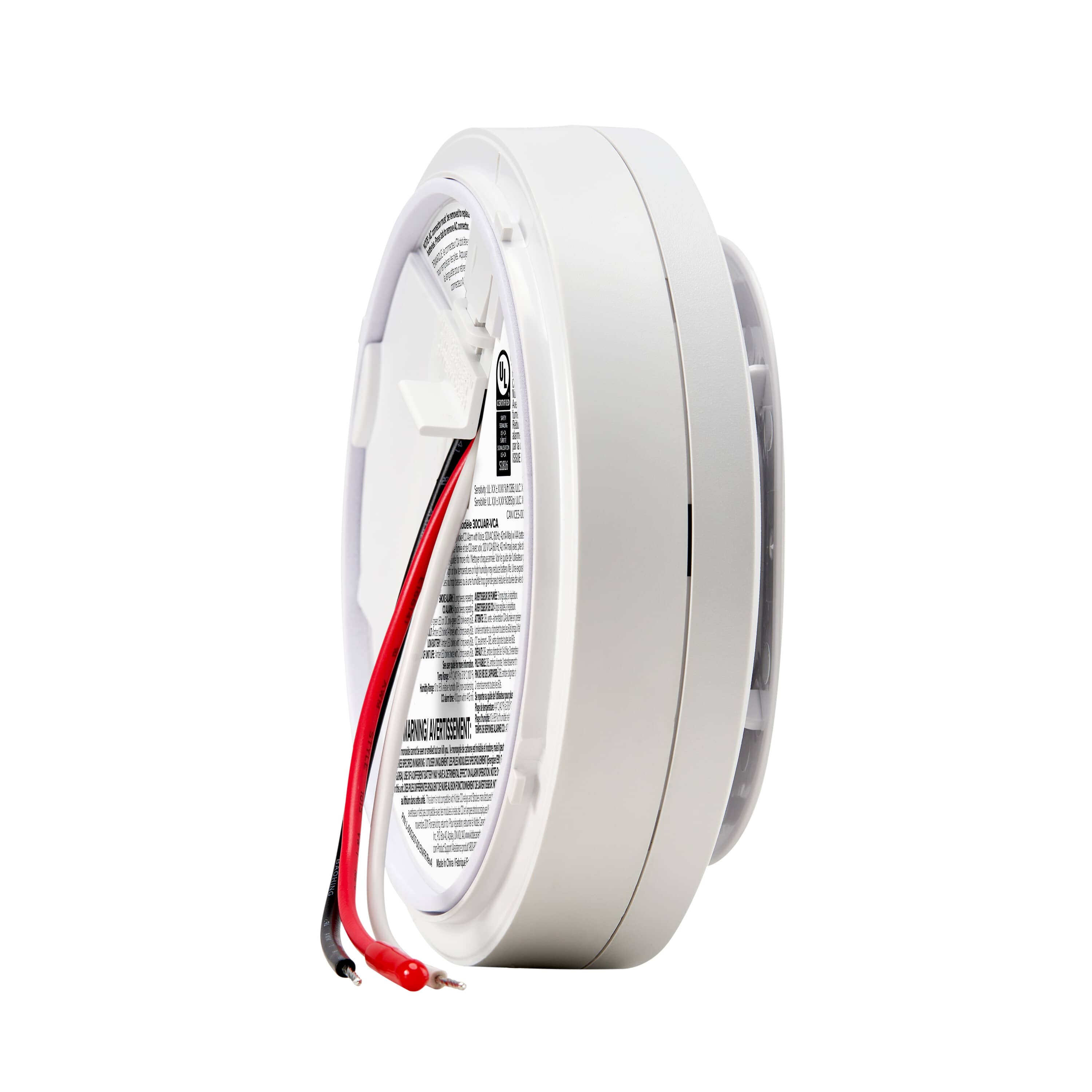 KIDDE Hardwired Smoke & Carbon Monoxide Detector with AA Battery Backup ...