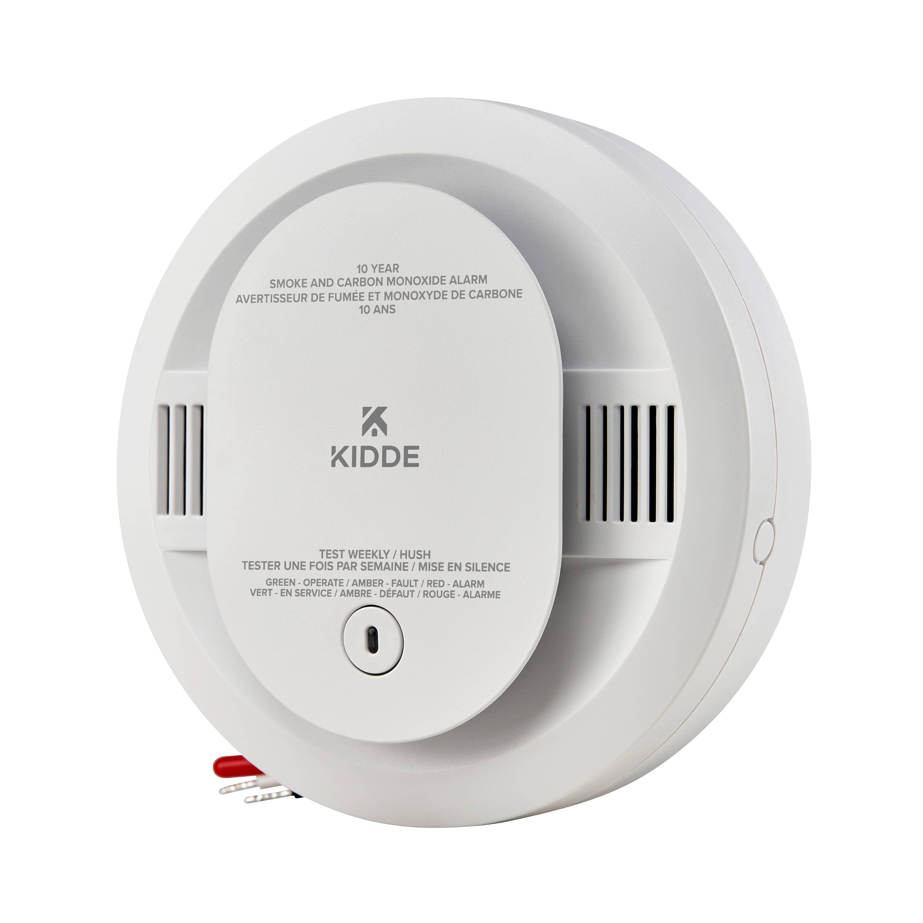 KIDDE Hardwired Smoke & Carbon Monoxide Detector with Worry Free 10 ...
