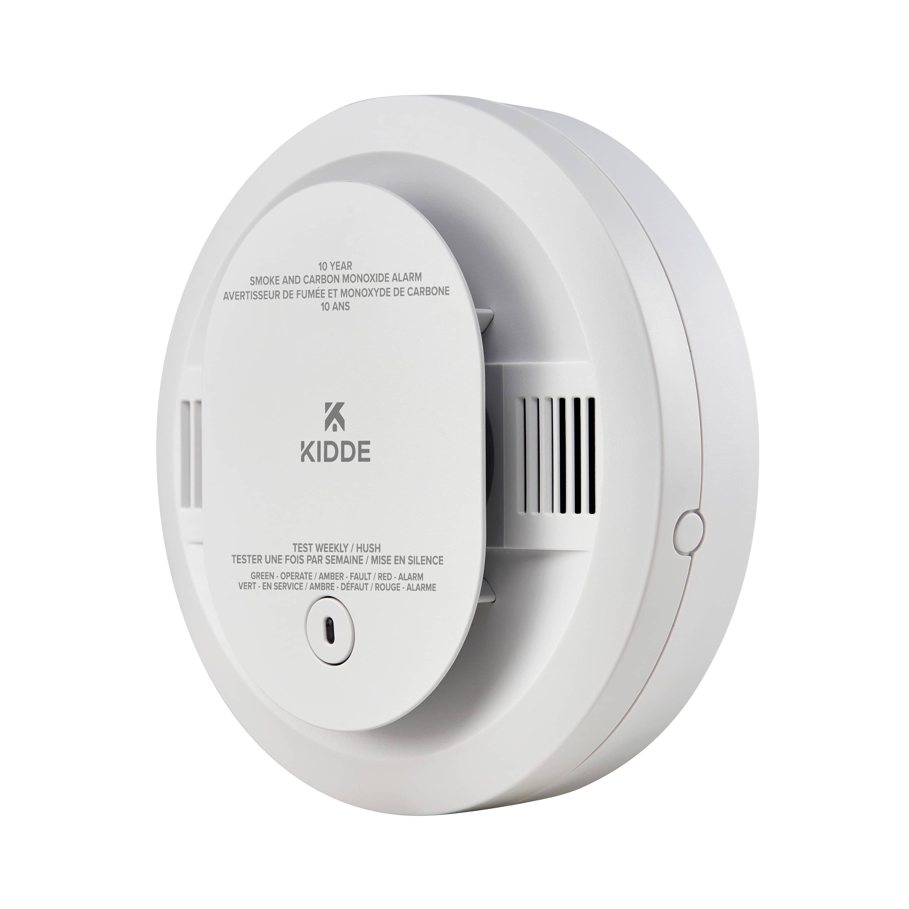 KIDDE Hardwired Smoke & Carbon Monoxide Detector with Worry Free 10 ...