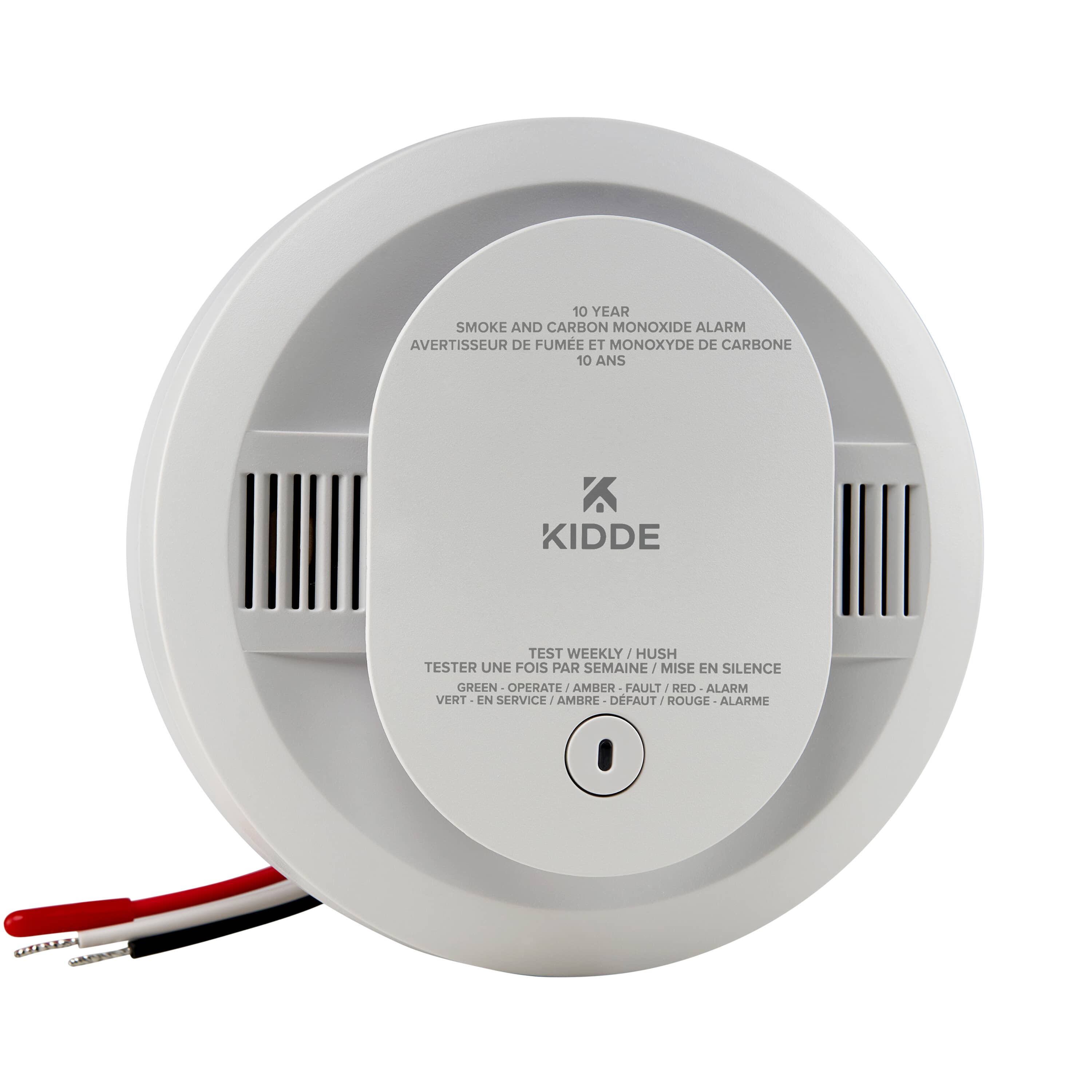 KIDDE Hardwired Smoke & Carbon Monoxide Detector with Worry Free 10 ...