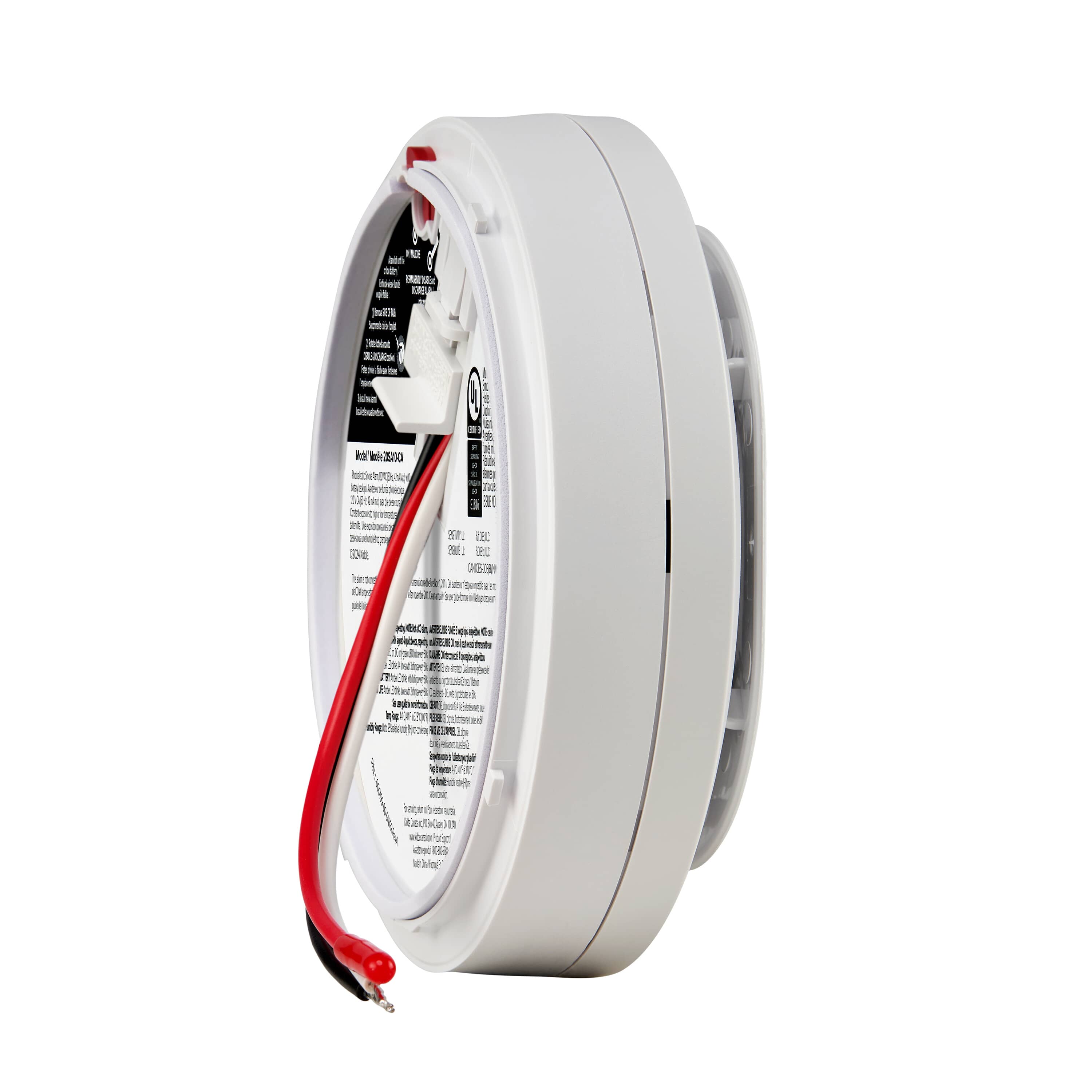 KIDDE Hardwired Smoke Detector with Worry Free 10 Year Backup Battery ...