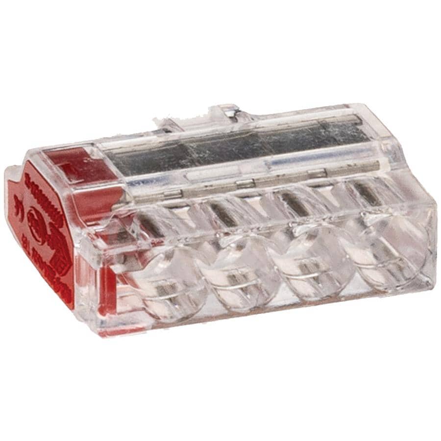 Push-In Connector - 4 Port, 75 Pack | Home Hardware