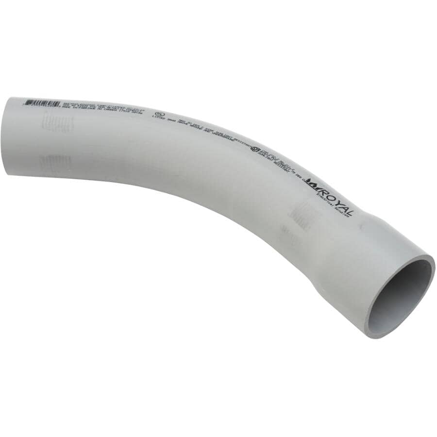 ROYAL BUILDING PRODUCTS Schedule 40 PVC 45 Bell End Conduit Elbow ...