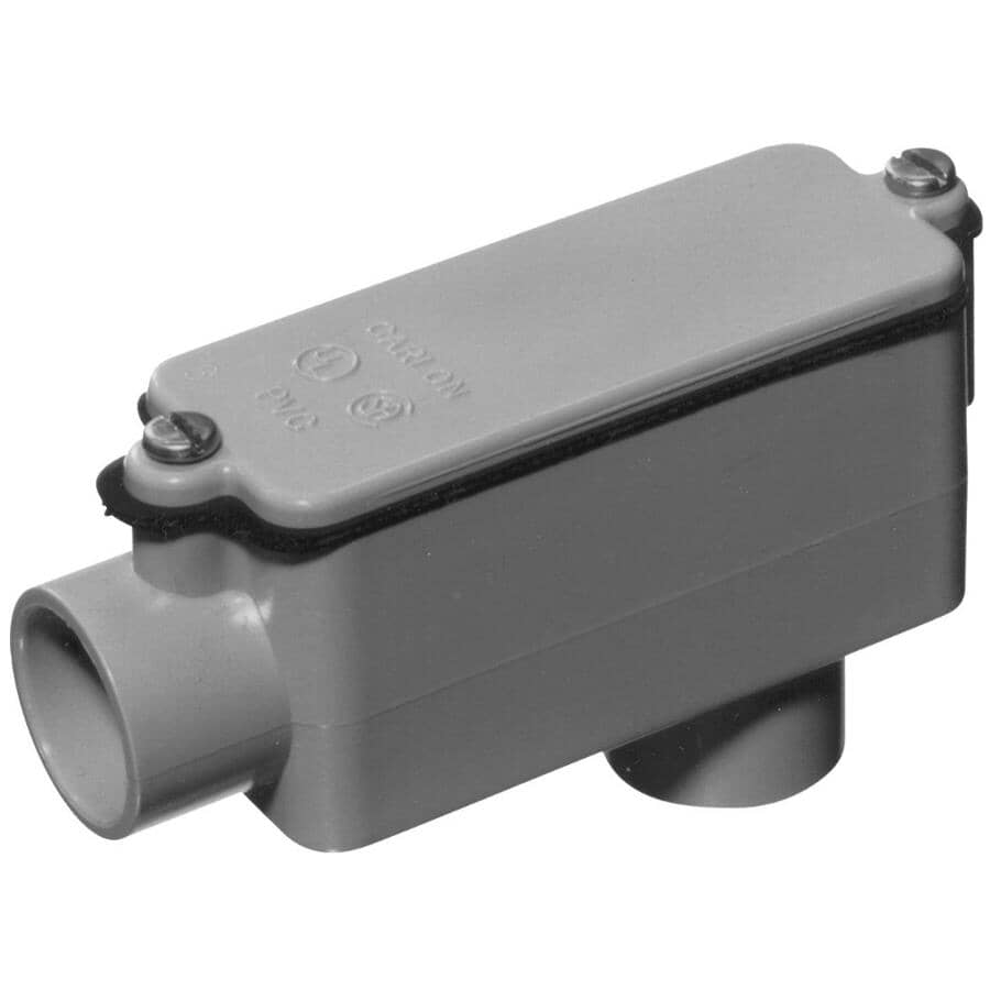 CARLON Schedule 40 PVC LB Shaped Conduit Body | Home Hardware