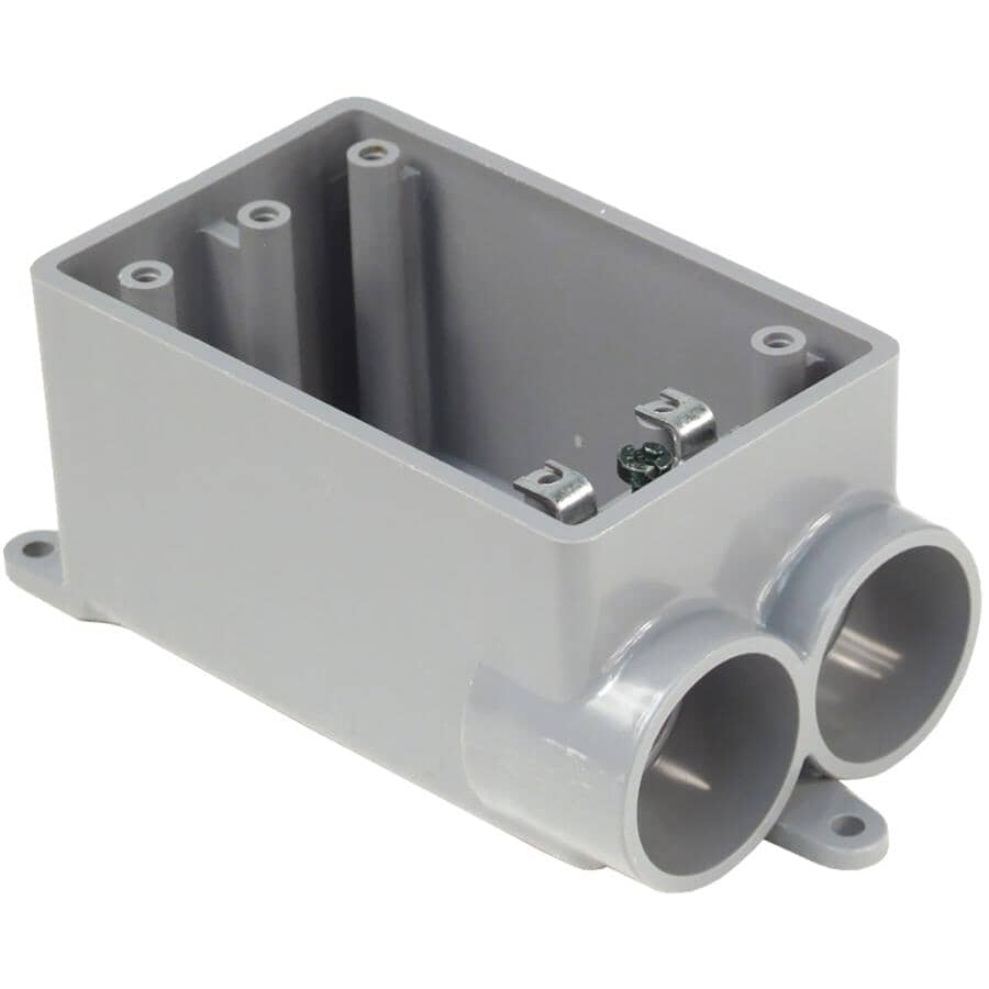 CARLON 1" FSS PVC Single Gang Box | Home Hardware