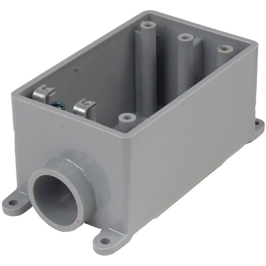 CARLON 3/4" FSE PVC Single Gang Box | Home Hardware