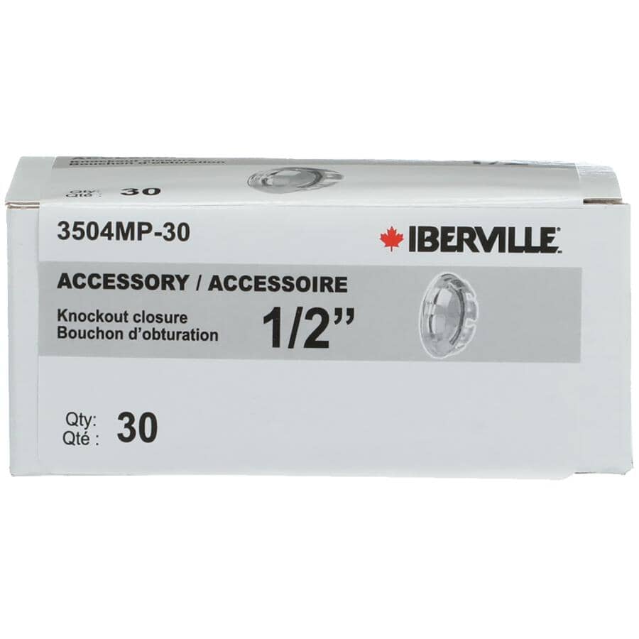 IBERVILLE 1/2" Knockout Closures | Home Hardware