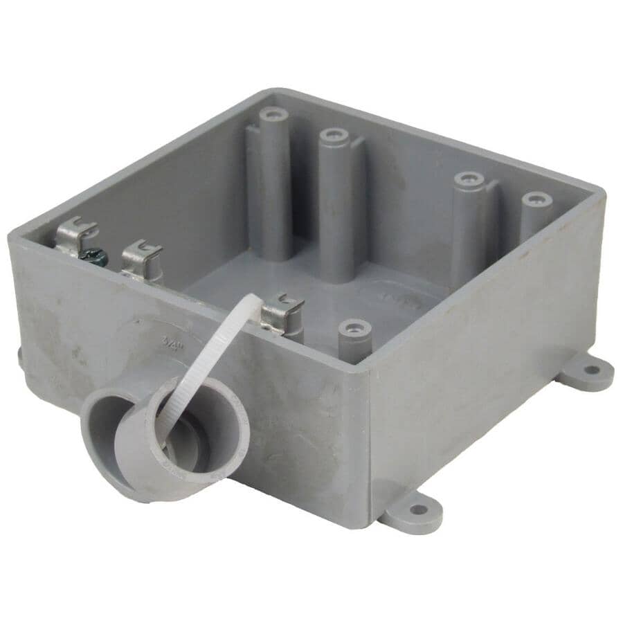 CARLON 1/2"- 3/4" Double Gang FSE PVC Box | Home Hardware
