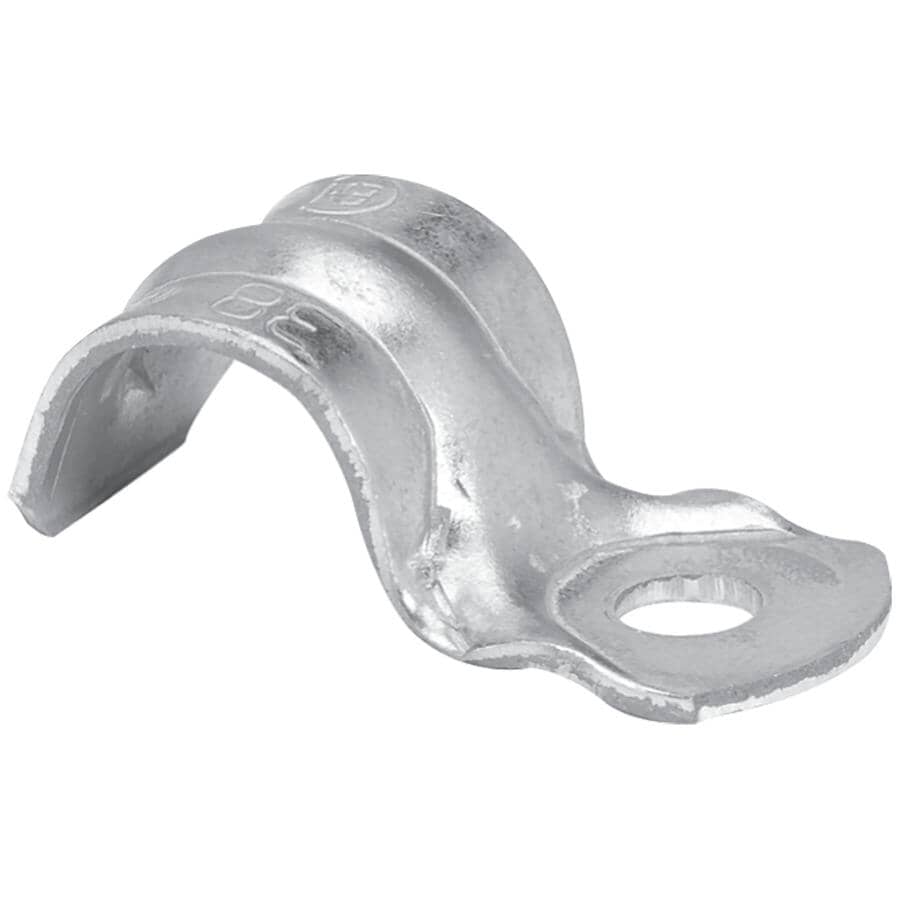 IBERVILLE 25 Pack 3/8" 1 Hole Metal Conduit Clamps | Home Hardware