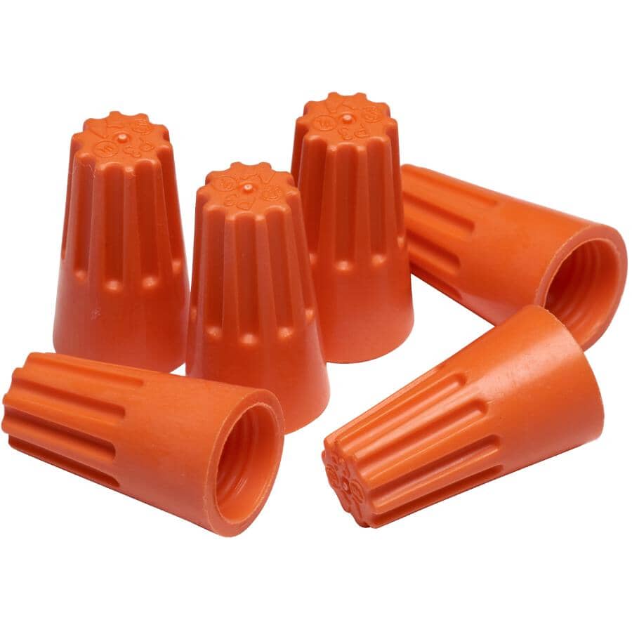 Home Electric 100 Pack Small Orange Twist Connectors | Home Hardware