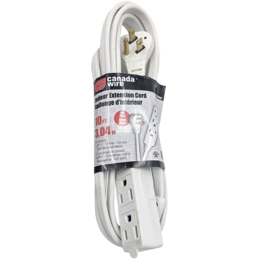 CANADA WIRE 3 Outlet Angled Plug Indoor Extension Cord | Home Hardware