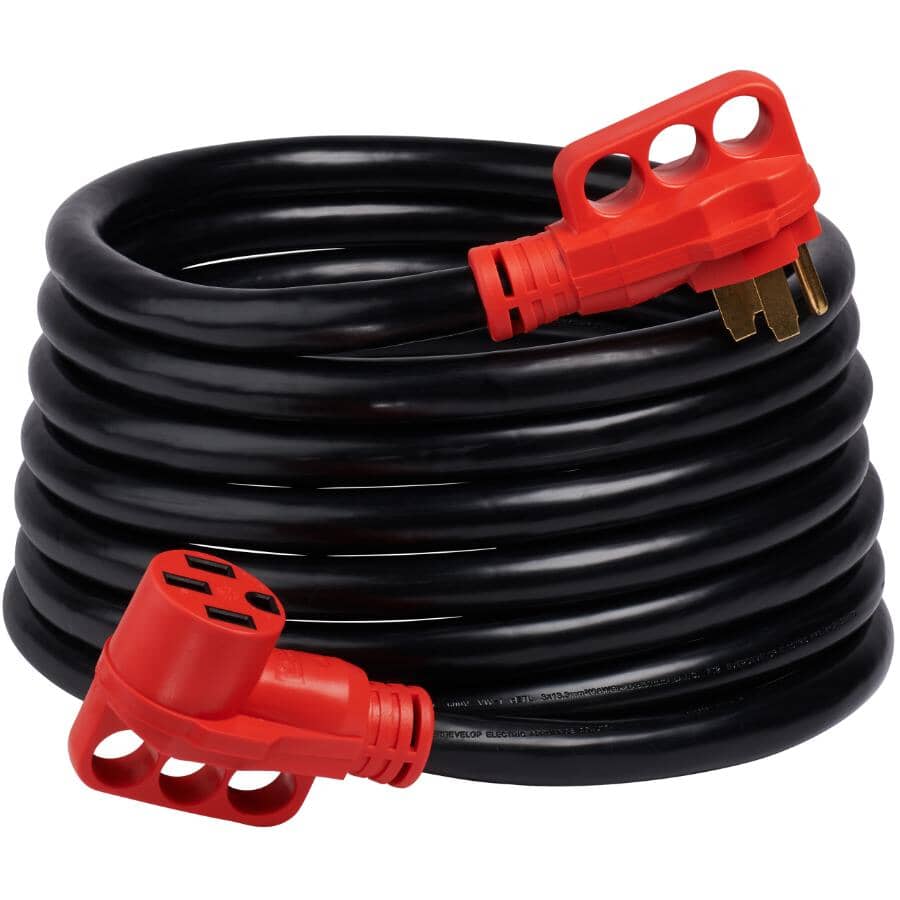 BENCHMARK 25' 6/3-8/1 50 Amp Heavy Duty Outdoor Extension Cord | Home ...
