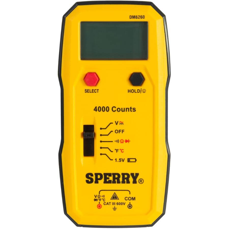 SPERRY INSTRUMENTS 19 Range Digital Multimeter | Home Hardware