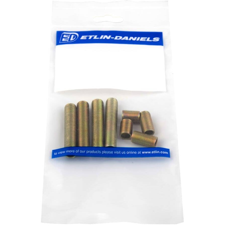 ETLIN DANIELS 1/8 IPS Lamp Nipples, Assorted Lengths | Home Hardware